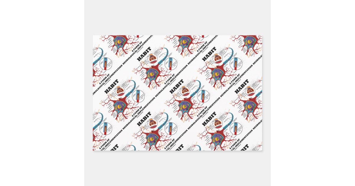Habit A Form Of Neurological Implementation Neuron Wrapping Paper ...