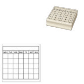 Habit tracker calendar bullet journal rubber stamp | Zazzle