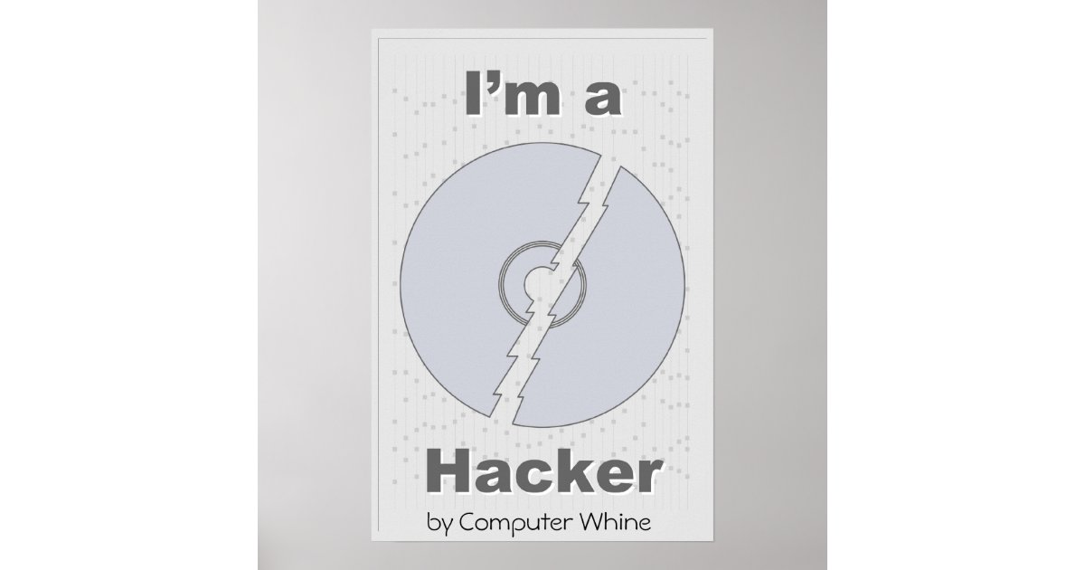 Hacker Poster | Zazzle