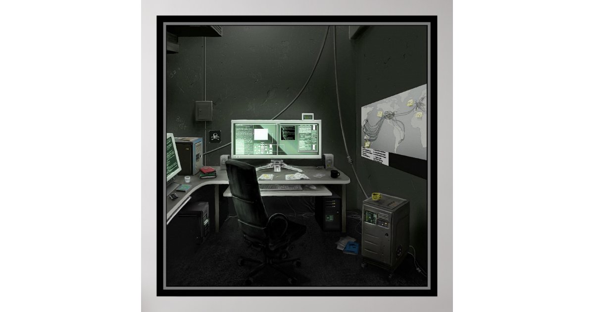Hacker's Lair Poster | Zazzle
