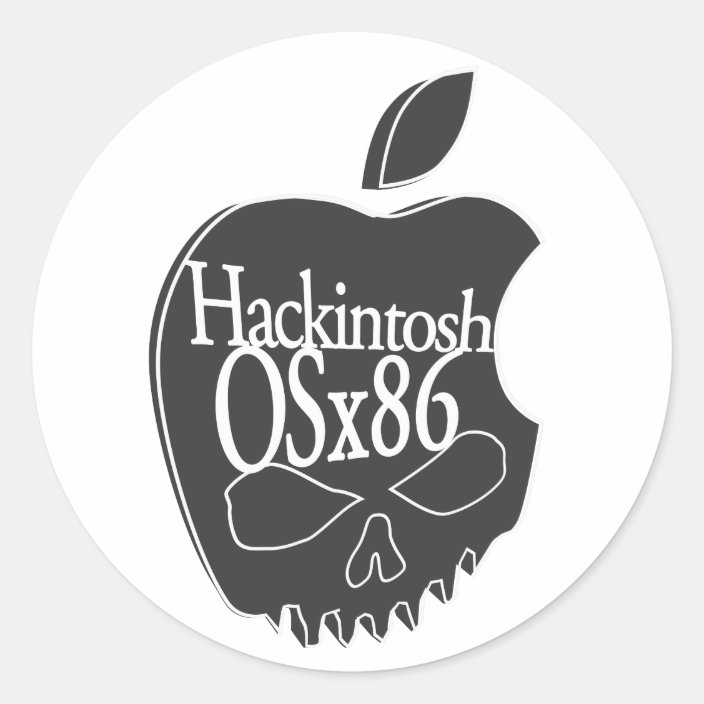 Hackintosh OSx86 Logo 3D Sticker | Zazzle.com