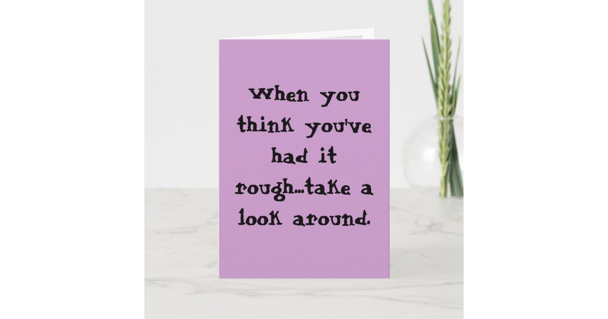 Had A Bad Day Card | Zazzle