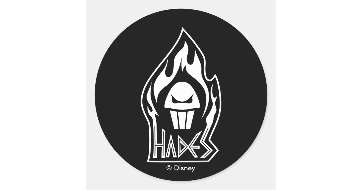 Hades | Lord of the Dead Classic Round Sticker | Zazzle