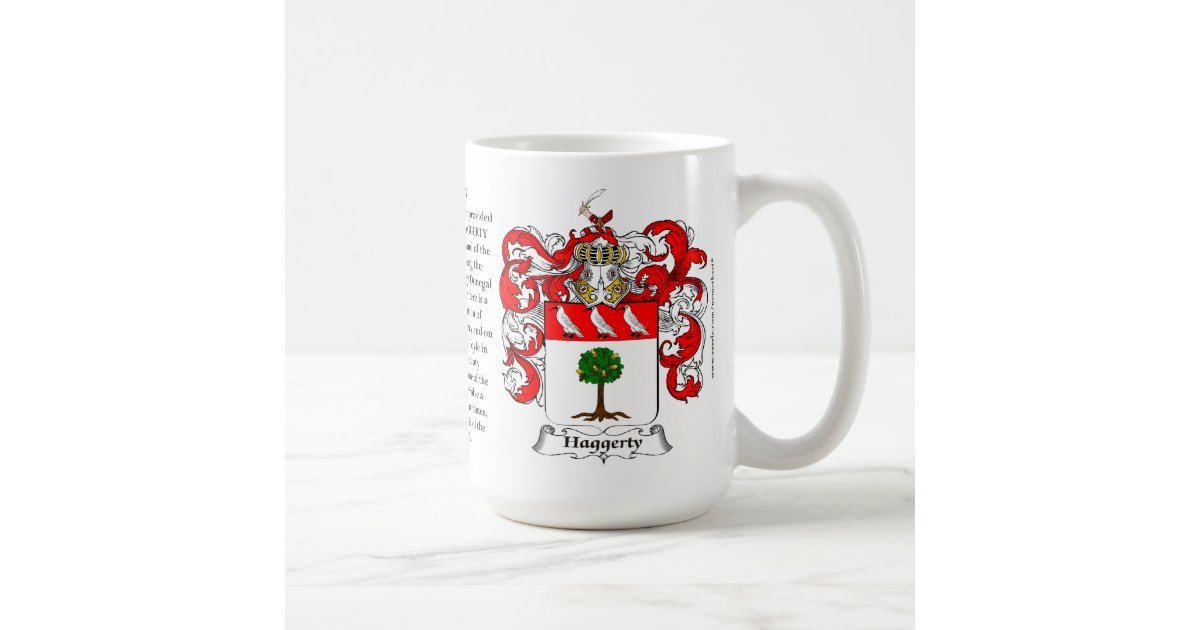 Haggerty, the Origin, the Meaning and the Crest Coffee Mug | Zazzle