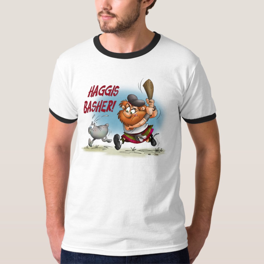 Haggis Basher T-Shirt | Zazzle