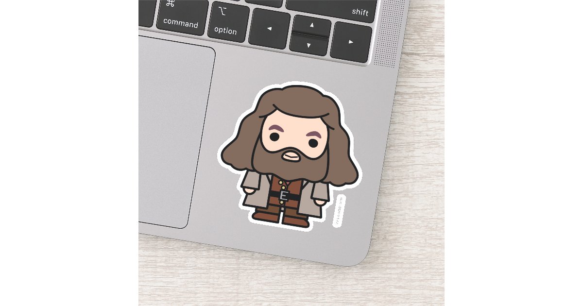 Hagrid Cartoon Character Art Sticker | Zazzle
