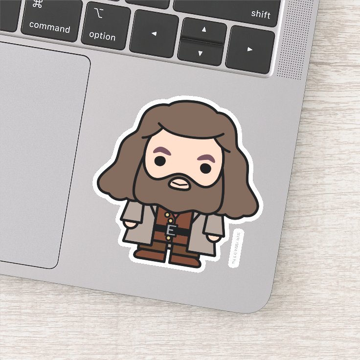 Hagrid Cartoon Character Art Sticker | Zazzle