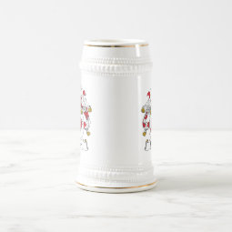 Hahn Family Crest Beer Stein | Zazzle