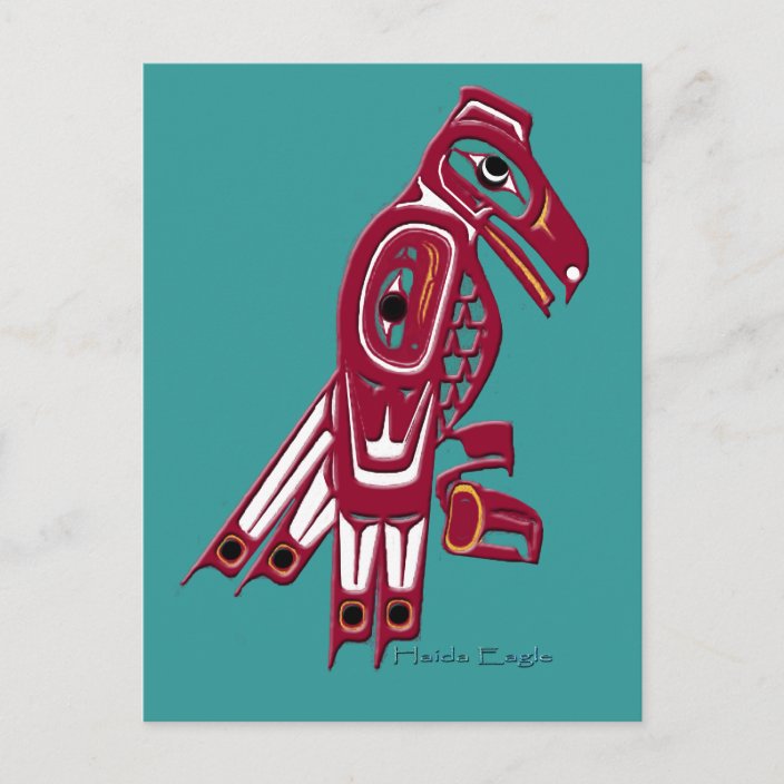 HAIDA EAGLE Postcards | Zazzle.com