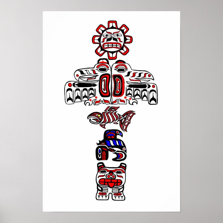 Haida Totem Poster | Zazzle