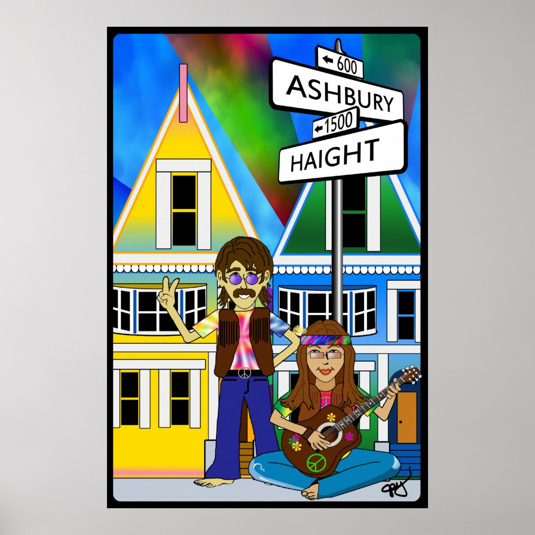 Haight Ashbury Summer of Love Poster | Zazzle