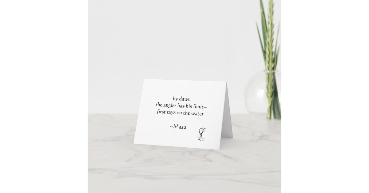 haiku Thank You note cards | Zazzle