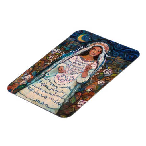 Hail Mary flexible magnet | Zazzle