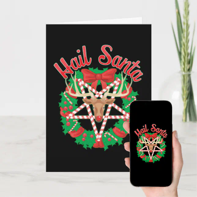 Hail Santa! Holiday Card | Zazzle