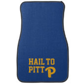 Hail to Pitt Car Floor Mat | Zazzle