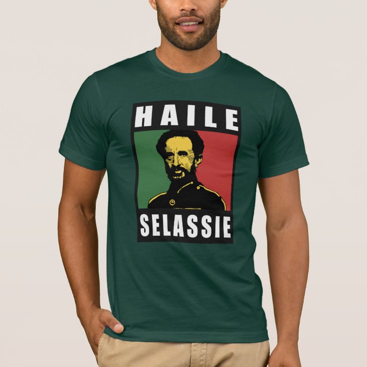 Haile Selassie Emperor - Reggae - Jah Army Shirt | Zazzle