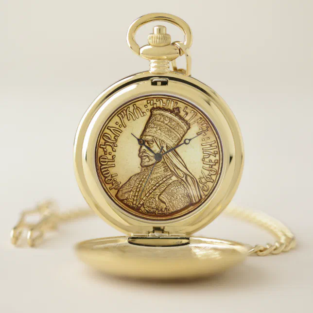 Haile Selassie I - Jah Rastafari - Gold Watch | Zazzle