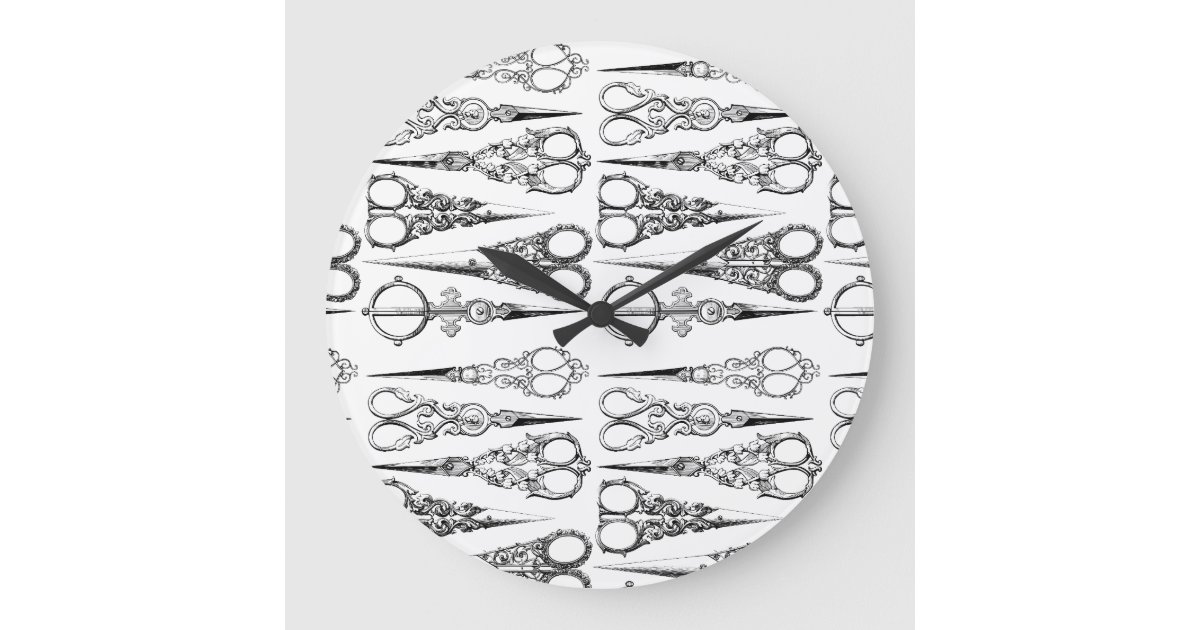 Hair Salon Beauty Salon Hairdresser Clock | Zazzle