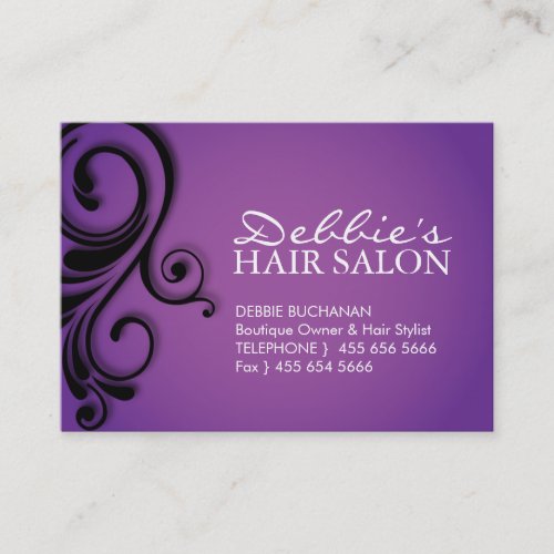 HAIR SALON BUSINESS & APPOINTMENT CARD BUSINESS CARD TEMPLATES