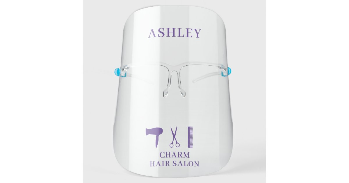 Hair Salon Face Shield | Zazzle