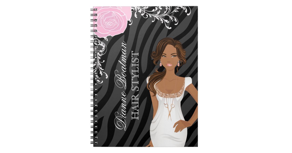 Hair Salon Note Book - Appointment Book | Zazzle