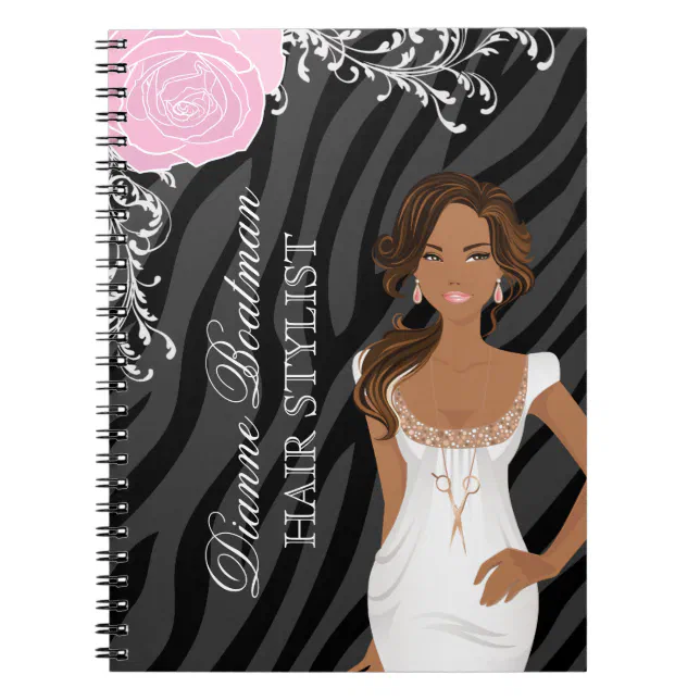 Hair Salon Note Book - Appointment Book | Zazzle