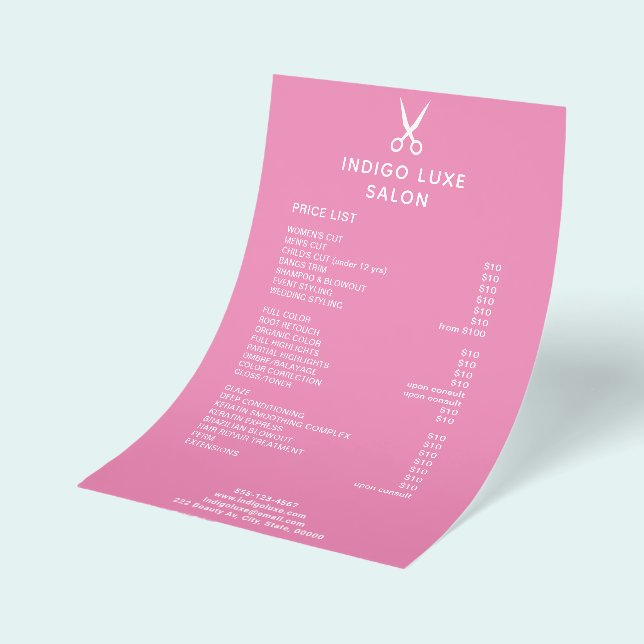 scissors salon services