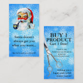 Hair salon stylist holiday coupon gift card xmas | Zazzle