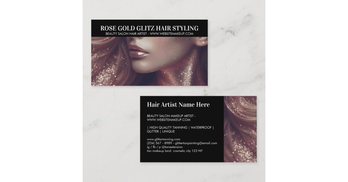 Hair Stylist Artist Retro Photo Business Card | Zazzle