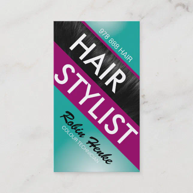 Hair Stylist Business Cards | Zazzle