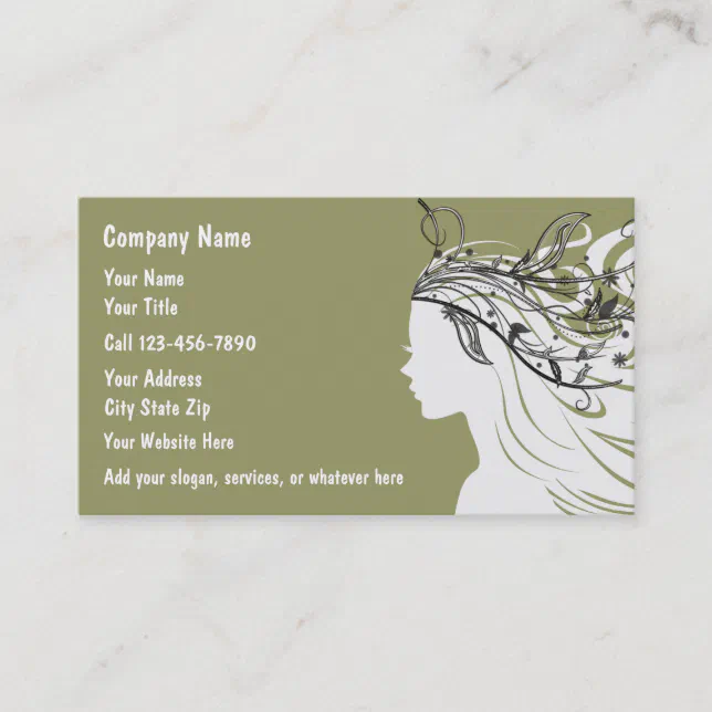 Hair Stylist Business Cards | Zazzle