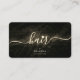 Hair Stylist Colorist Beauty Salon Script Sand Business Card | Zazzle