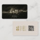 Hair Stylist Colorist Beauty Salon Script Sand Business Card | Zazzle
