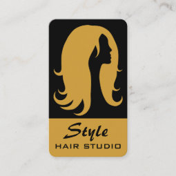 Hair Stylist Salon Studio Business Card | Zazzle