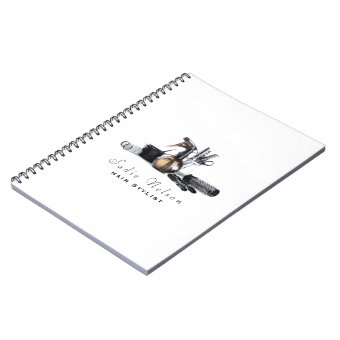 Hair stylist Salon Tools Beauty Notebook | Zazzle