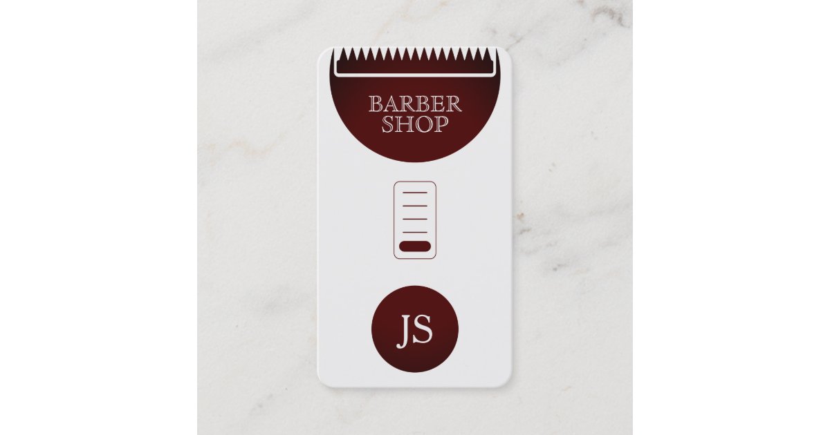 Hair trimmer professional fun look business card | Zazzle