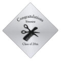 Hairdresser / Barber Graduation Cap Topper | Zazzle