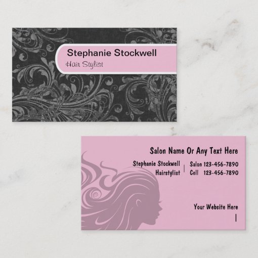 Hairdresser Business Cards | Zazzle