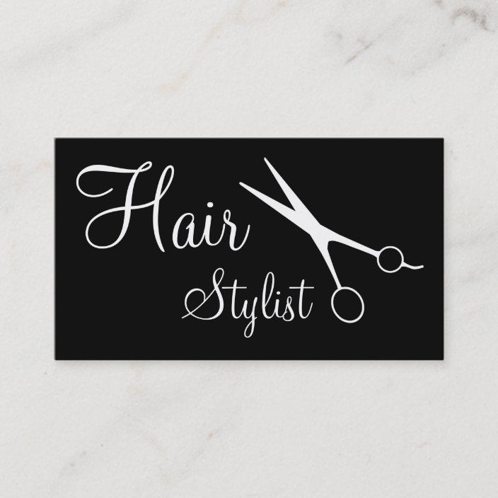 Hairdresser Business Cards | Zazzle.com