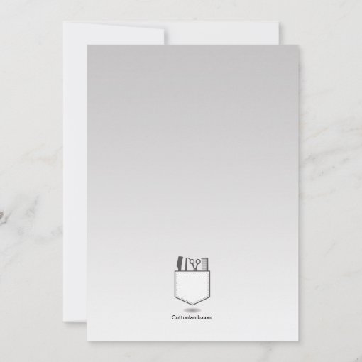 Hairdresser's Pocket Graduation Invitation | Zazzle