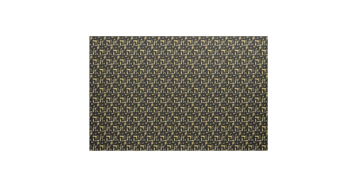 hairstylist pattern fabric | Zazzle