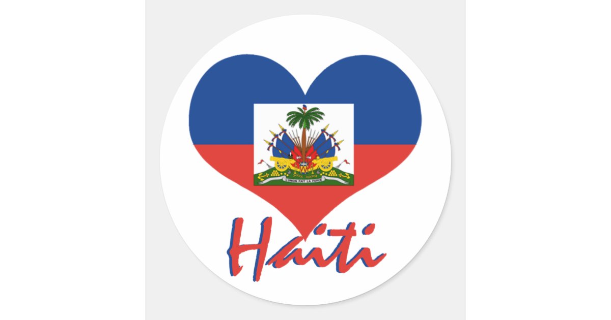 Haiti Classic Round Sticker | Zazzle