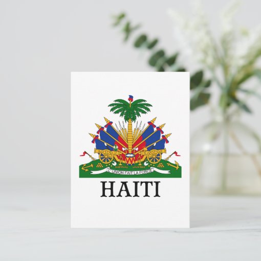 HAITI - emblem/coat of arms/flag/symbol Postcard | Zazzle