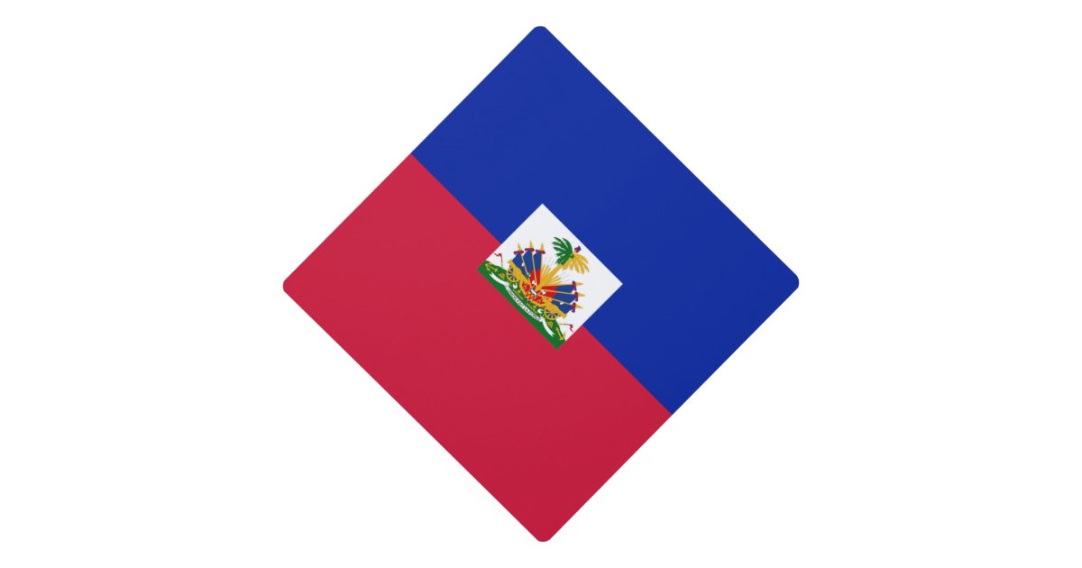 Haiti flag graduation cap topper | Zazzle