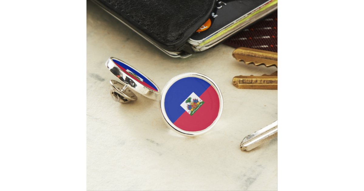 Haiti Flag Lapel Pin | Zazzle