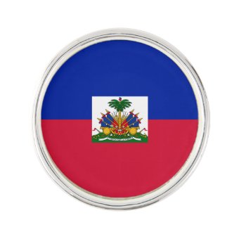 Haiti Flag Lapel Pin | Zazzle