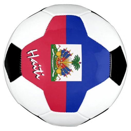 Haiti Football & Haitian Flag / Sports Soccer Ball | Zazzle