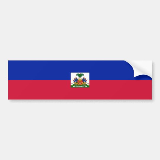 Haiti/Haitian Flag Bumper Sticker | Zazzle.com