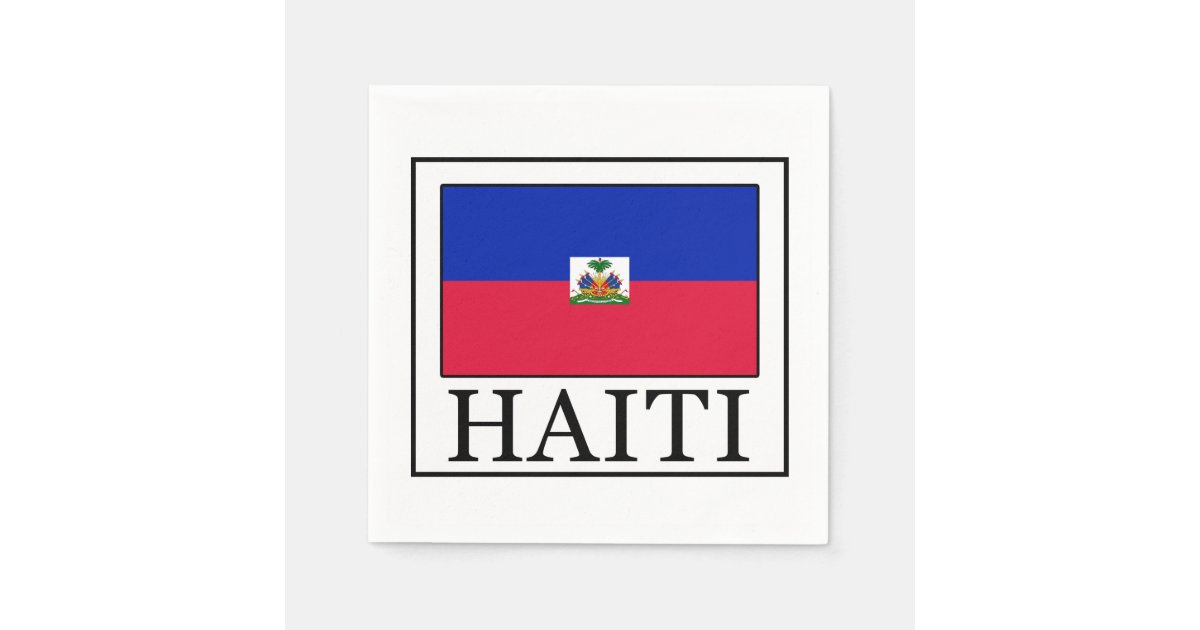 Haiti Paper Napkins | Zazzle