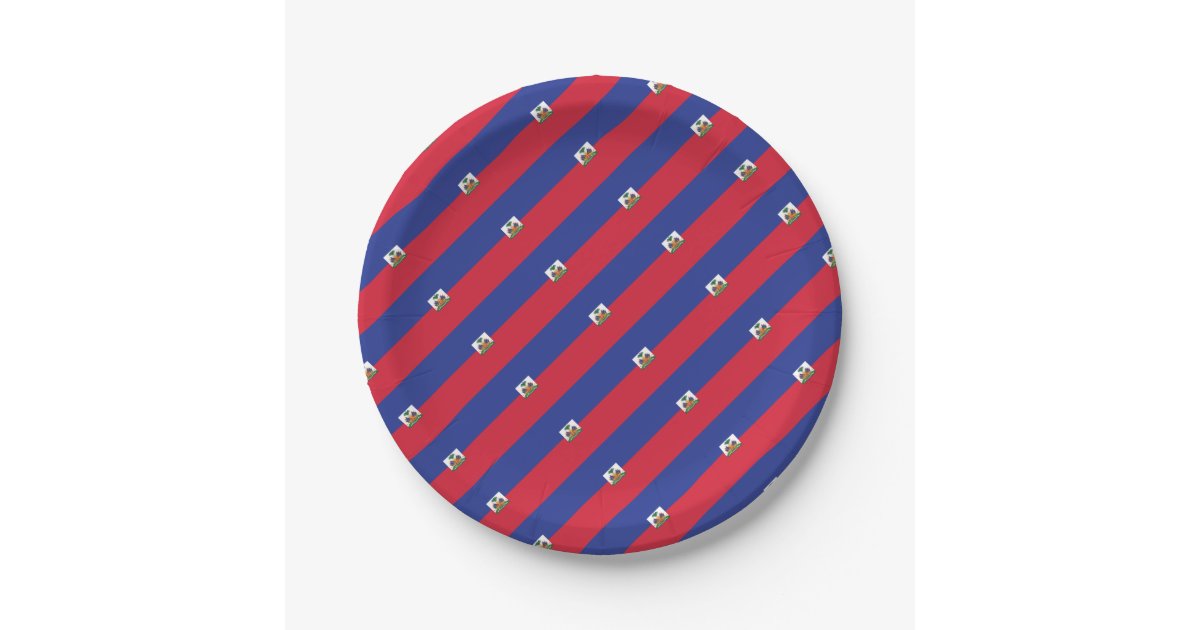 HAITI PAPER PLATES | Zazzle